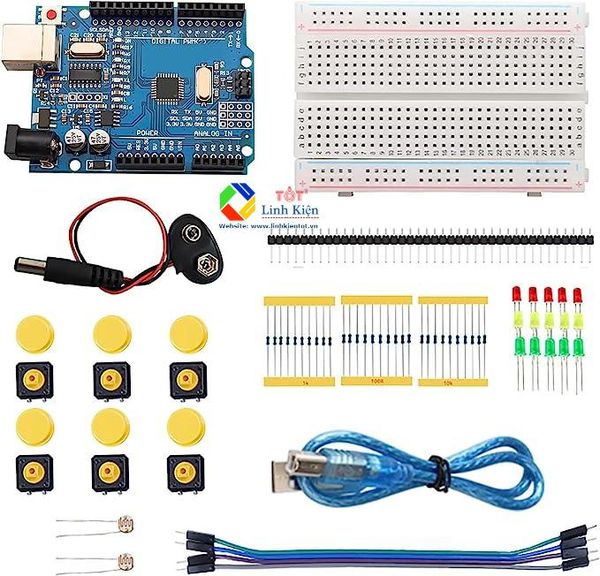Bộ lập trình STEAM/STEM Arduino SMD dành cho người mới bắt đầu kèm Hướ