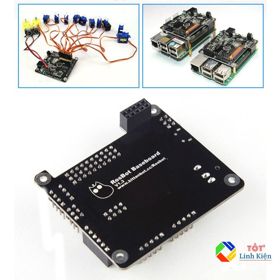 Board Rosbot KittenBot Scratch 3.0 - Giáo Dục STEM, Arduino, Raspberry