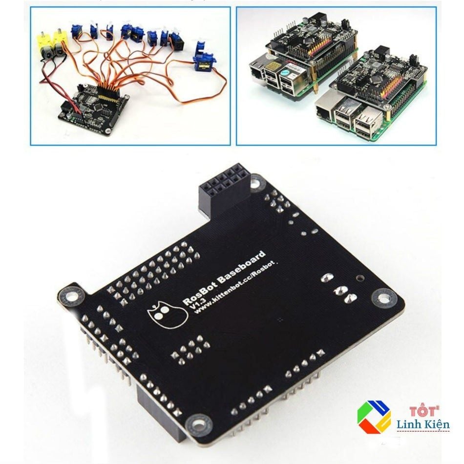 Board Rosbot KittenBot Scratch 3.0 - Giáo Dục STEM, Arduino, Raspberry