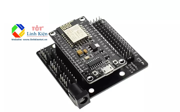 Đế Nguồn - Đế Ra Chân Cho Mạch Thu Phát Wifi ESP8266 NodeMCU Lua V3 CH