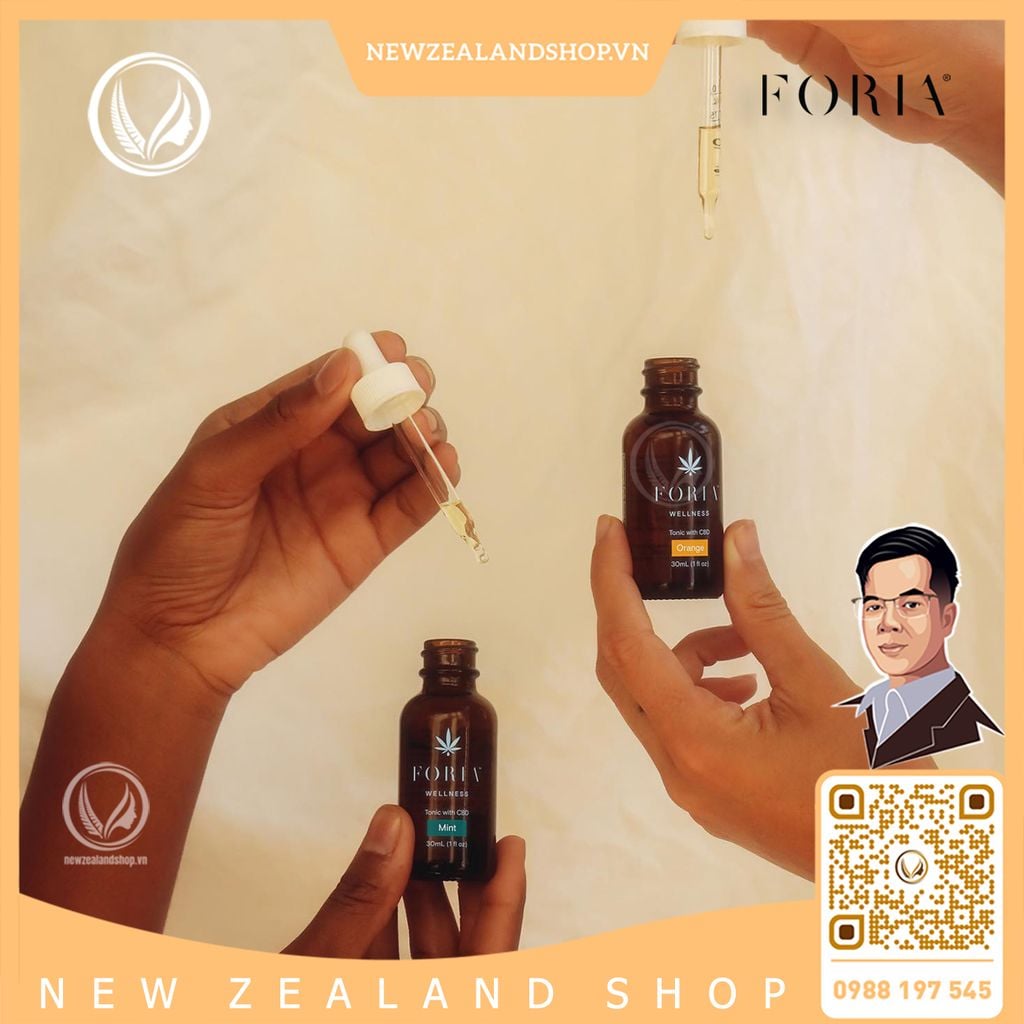 Dầu CBD phổ rộng giảm căng thẳng FORIA Wellness Tonic With CBD (30ml)