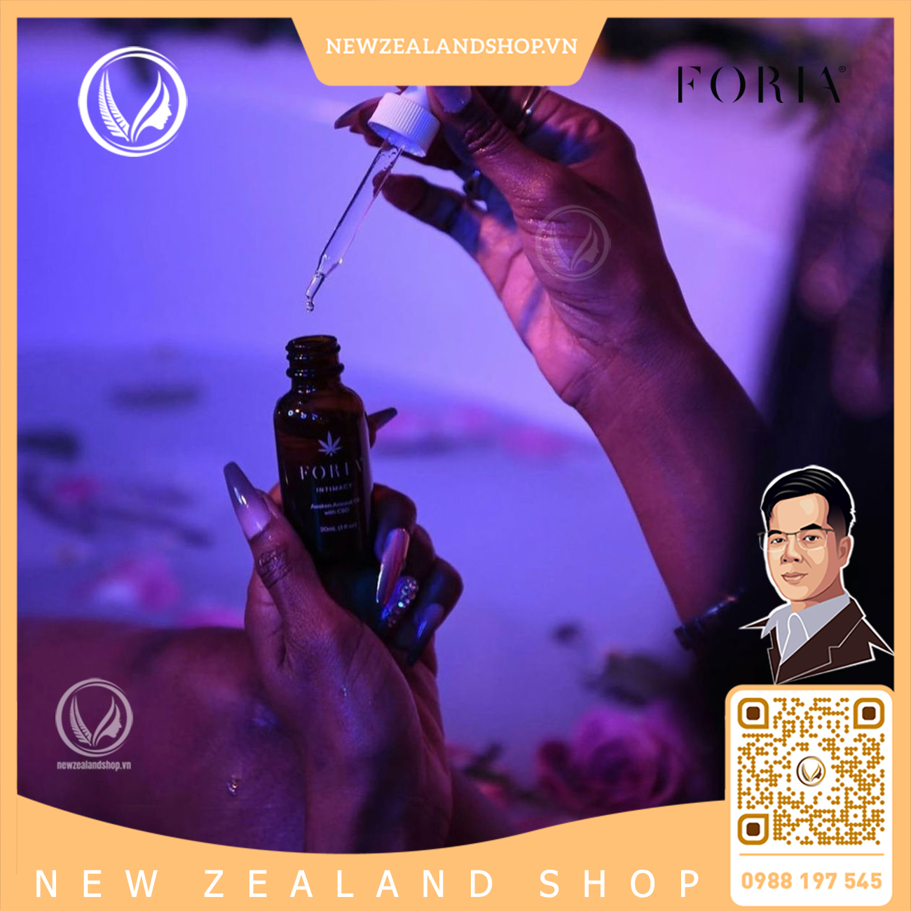 Dầu kích thích ham muốn tình dục cho nữ FORIA Awaken Arousal Oil With