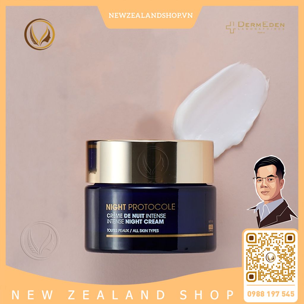 Kem Dưỡng Sáng Da Ban Đêm DermEden Intense Night Cream 50ml