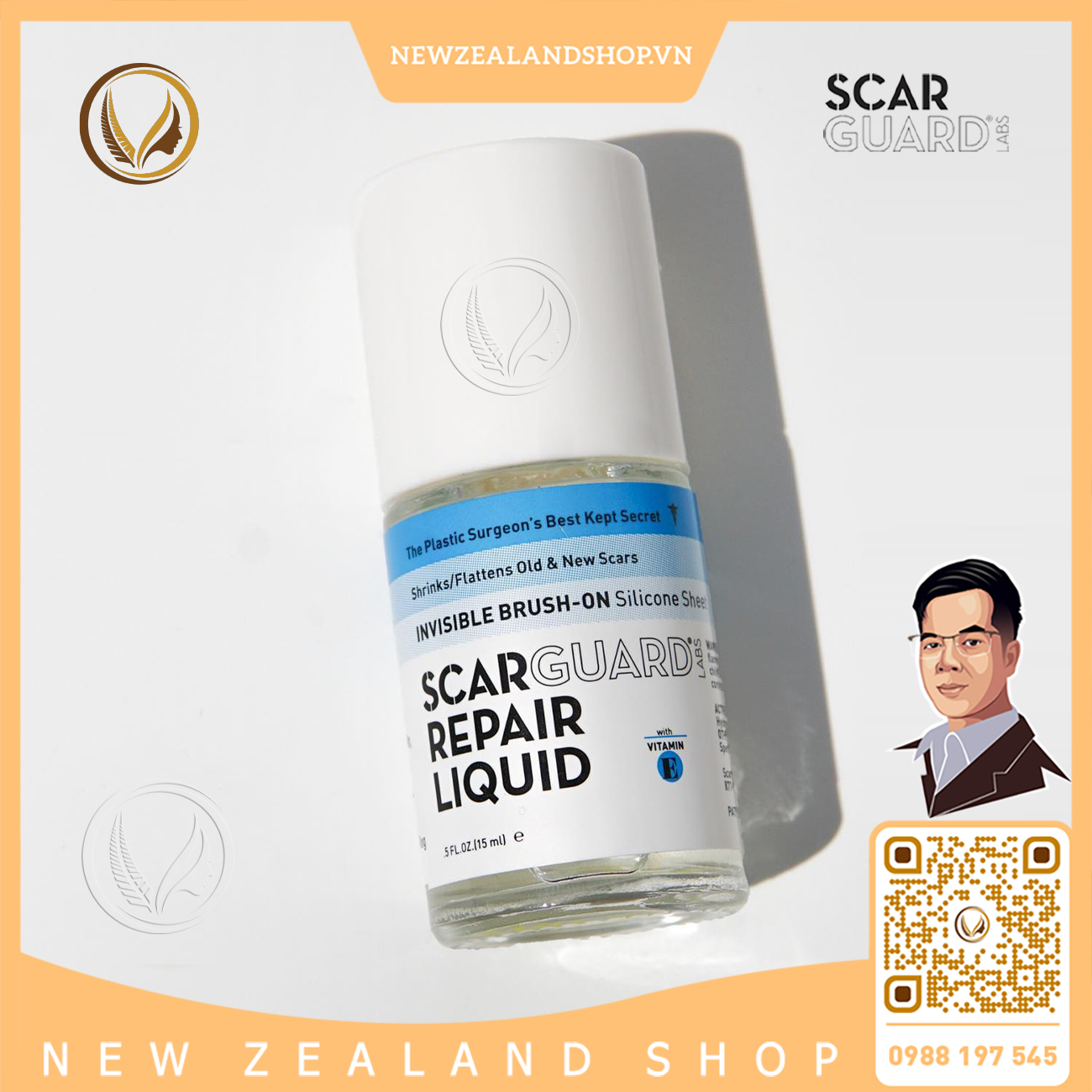 Gel Trị Sẹo Lồi, Sẹo Phì Lâu Năm Scarguard Repair Liquid 15ml
