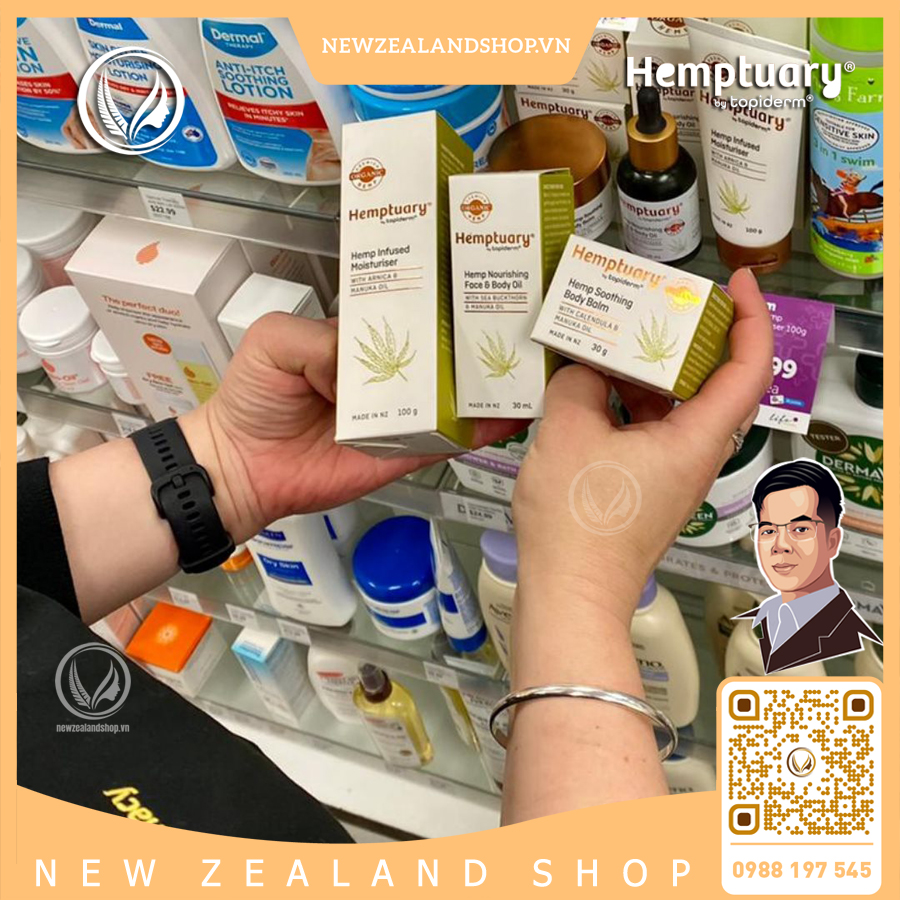 Kem dưỡng ẩm, chống lão hóa hạt gai dầu Hemptuary Hemp Infused Moistur