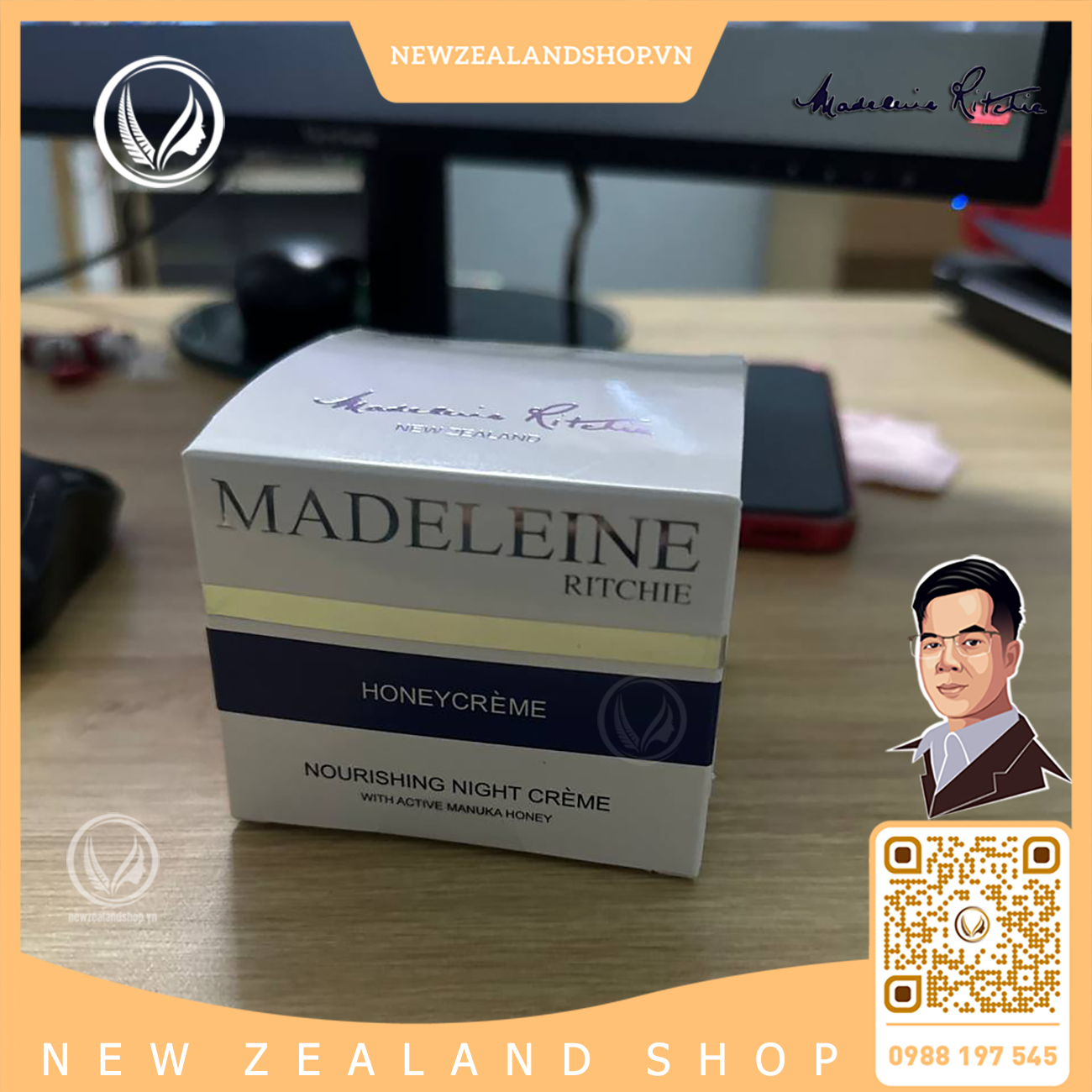 Kem dưỡng sáng da ban đêm Madeleine Ritchie Nourishing Night Creme