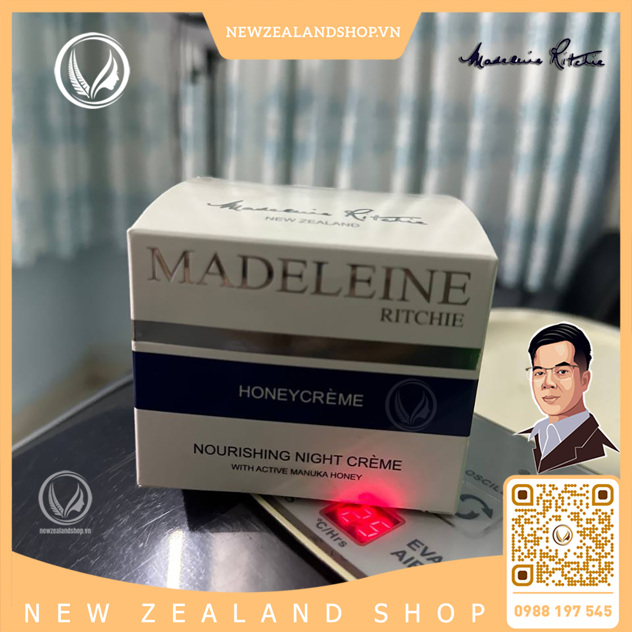 Kem dưỡng sáng da ban đêm Madeleine Ritchie Nourishing Night Creme