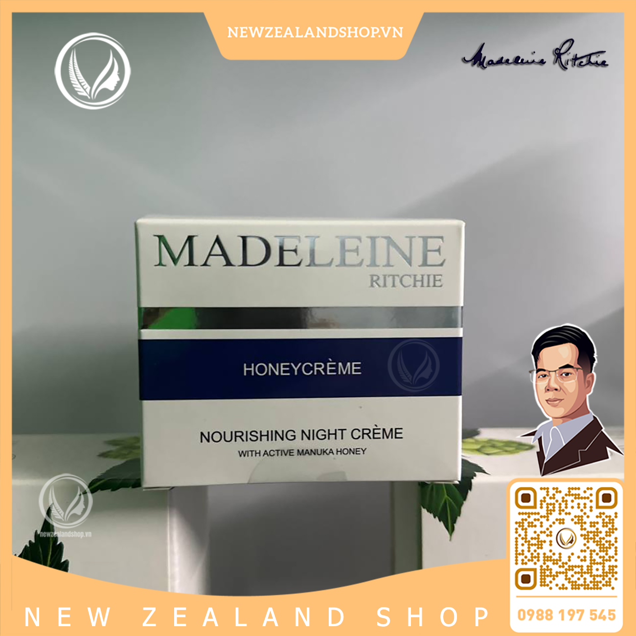 Kem dưỡng sáng da ban đêm Madeleine Ritchie Nourishing Night Creme