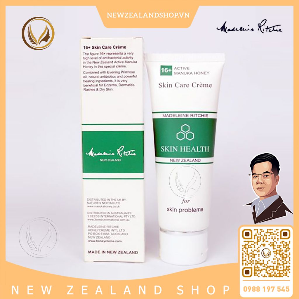 Kem Mật Ong Manuka 16+ Chăm Sóc Da Madeleine Ritchie Skin Health