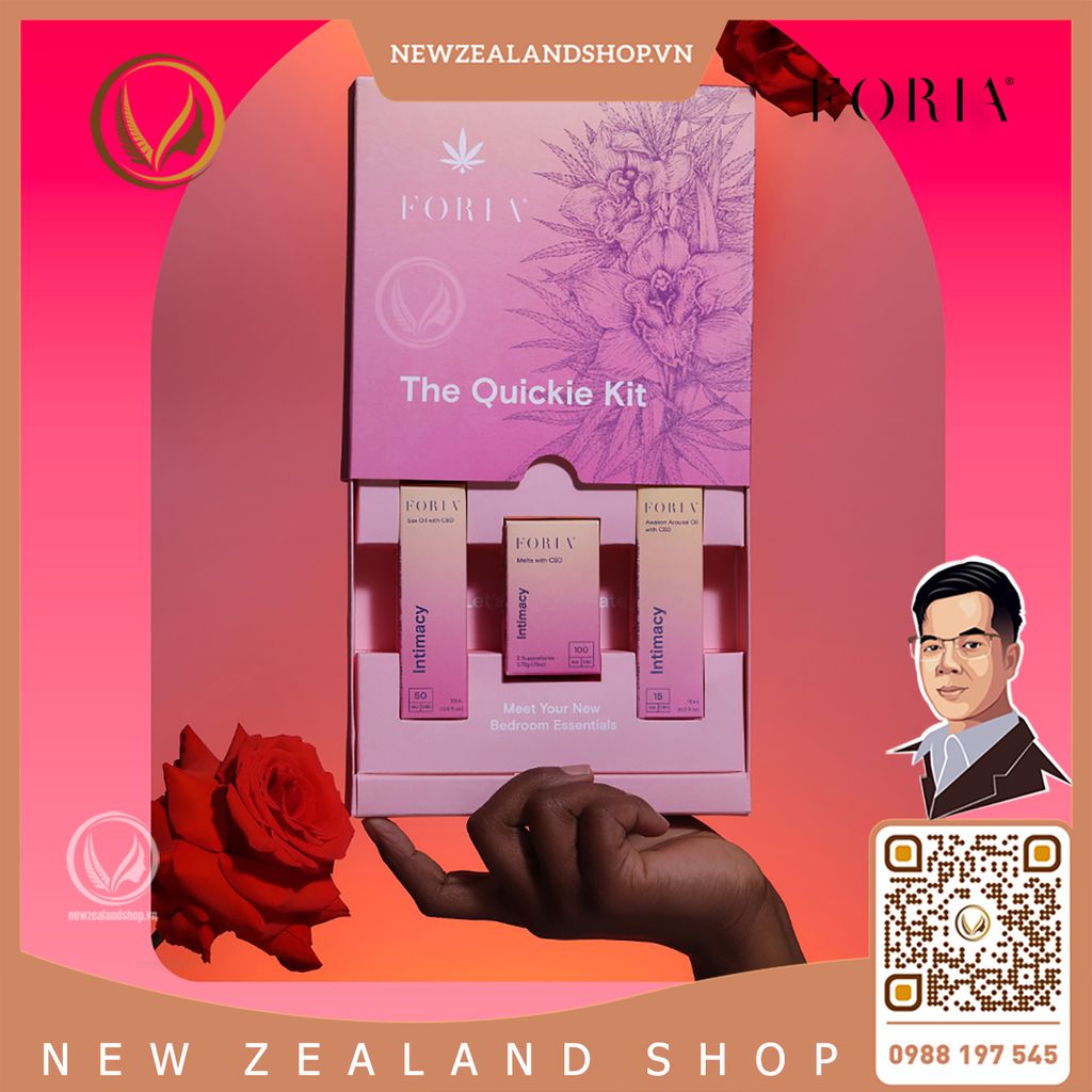 Viên đặt kích thích ham muốn FORIA Intimacy Melts with CBD (4 viên)