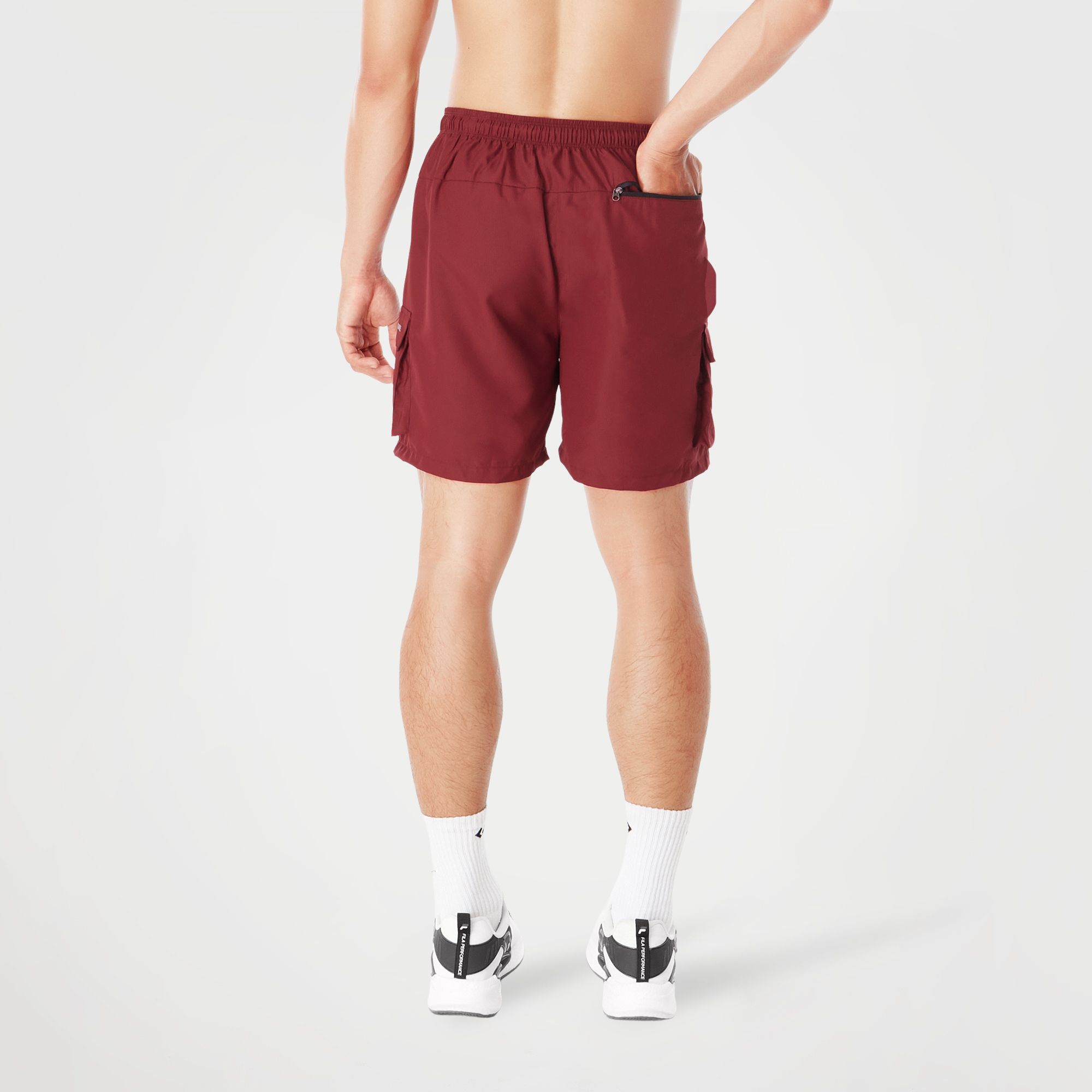 Quần short Dù GG Túi hộp ( ĐỎ ) – Thời trang Thể Thao Việt Nam