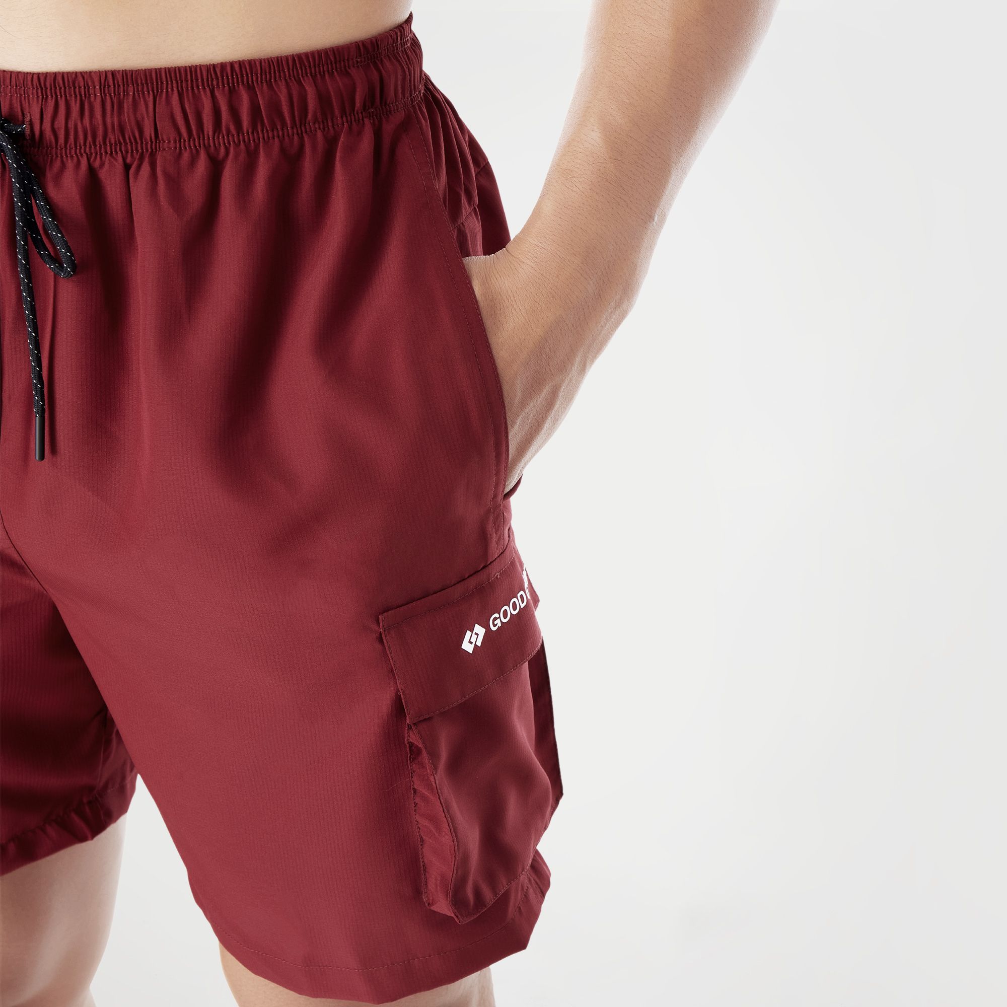 Quần short Dù GG Túi hộp ( ĐỎ ) – Thời trang Thể Thao Việt Nam