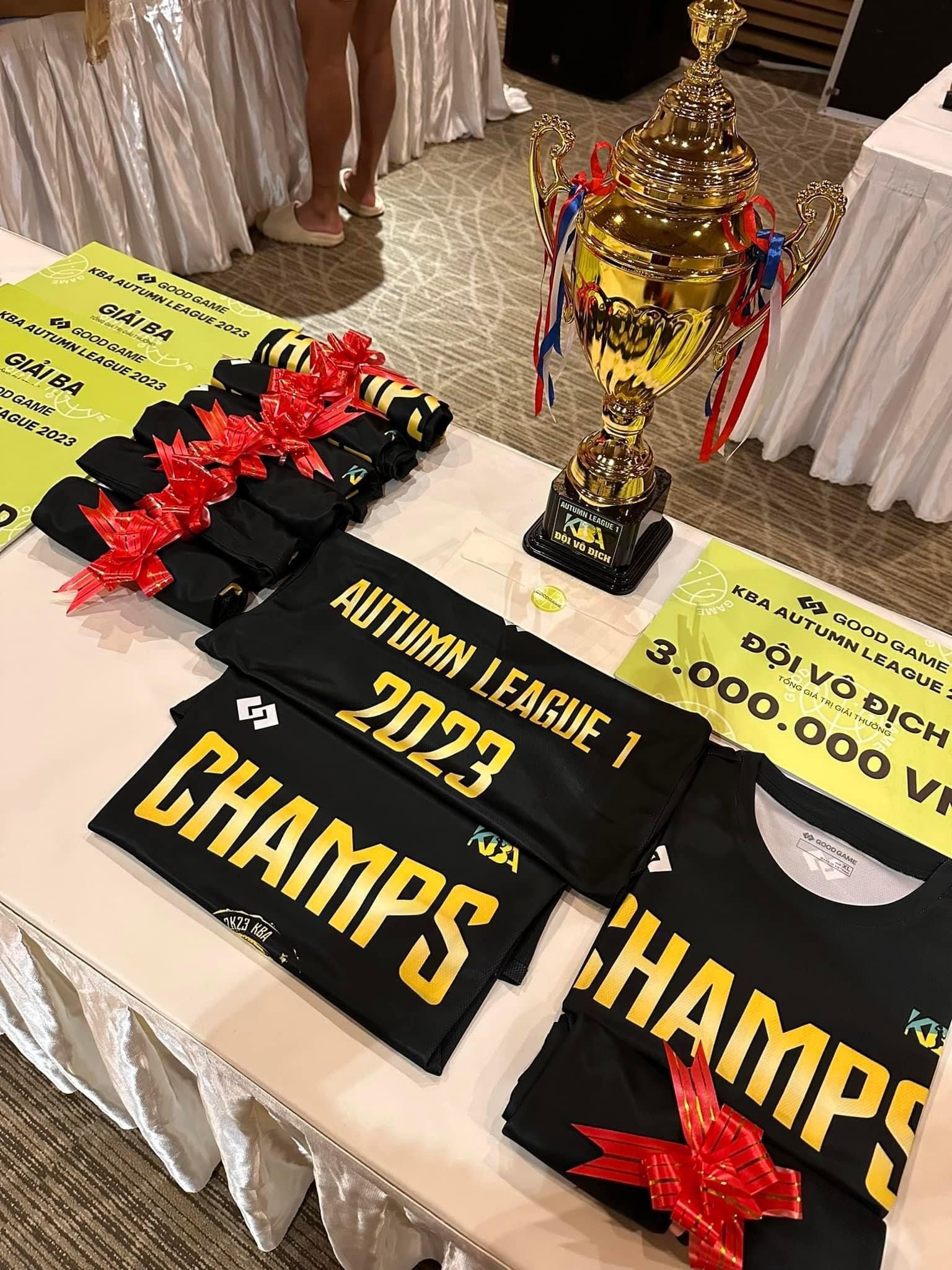Áo Vô Địch Champions Giải KBA Autumn Leauge 1 – Thời trang Thể Thao ...