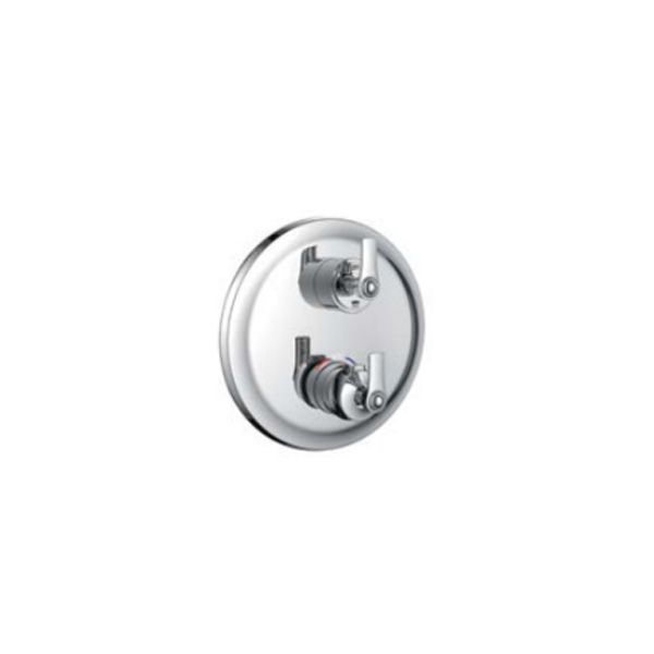 Bộ trộn âm điều nhiệt 2 đường nước Kyoto màu chrome 589.35.009