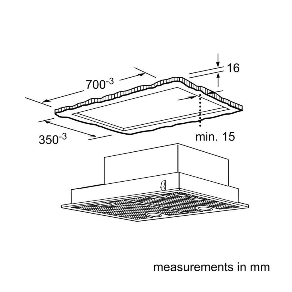 Máy hút mùi âm tủ Bosch DHL755BL Series 4 | Chiết khấu cao