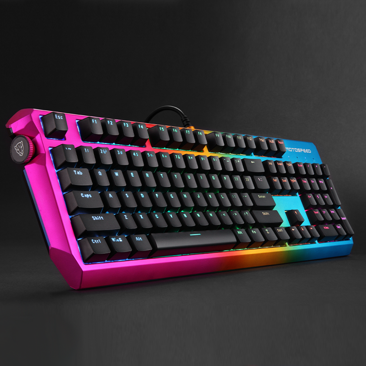 Bàn Phím Cơ Motospeed CK80 RGB Pro Gaming Rainbow– Goldenbit