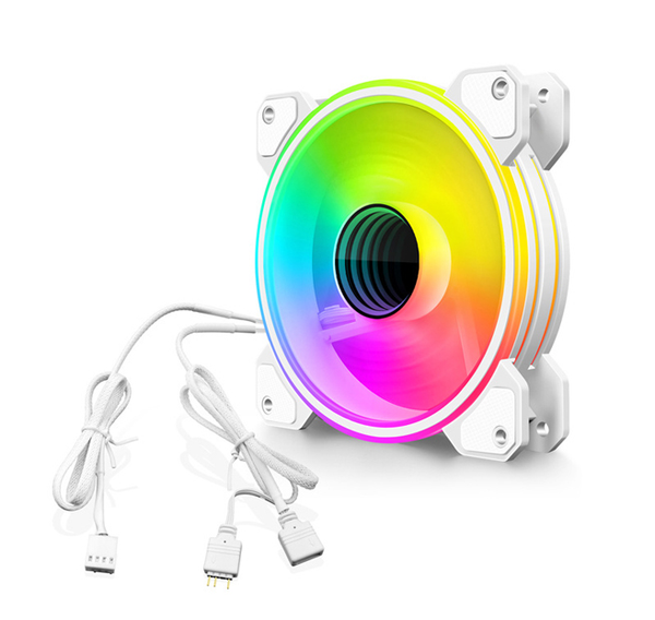 Fan Case Led RGB Coolmoon WF1 ARGB - Màu Trắng– Goldenbit