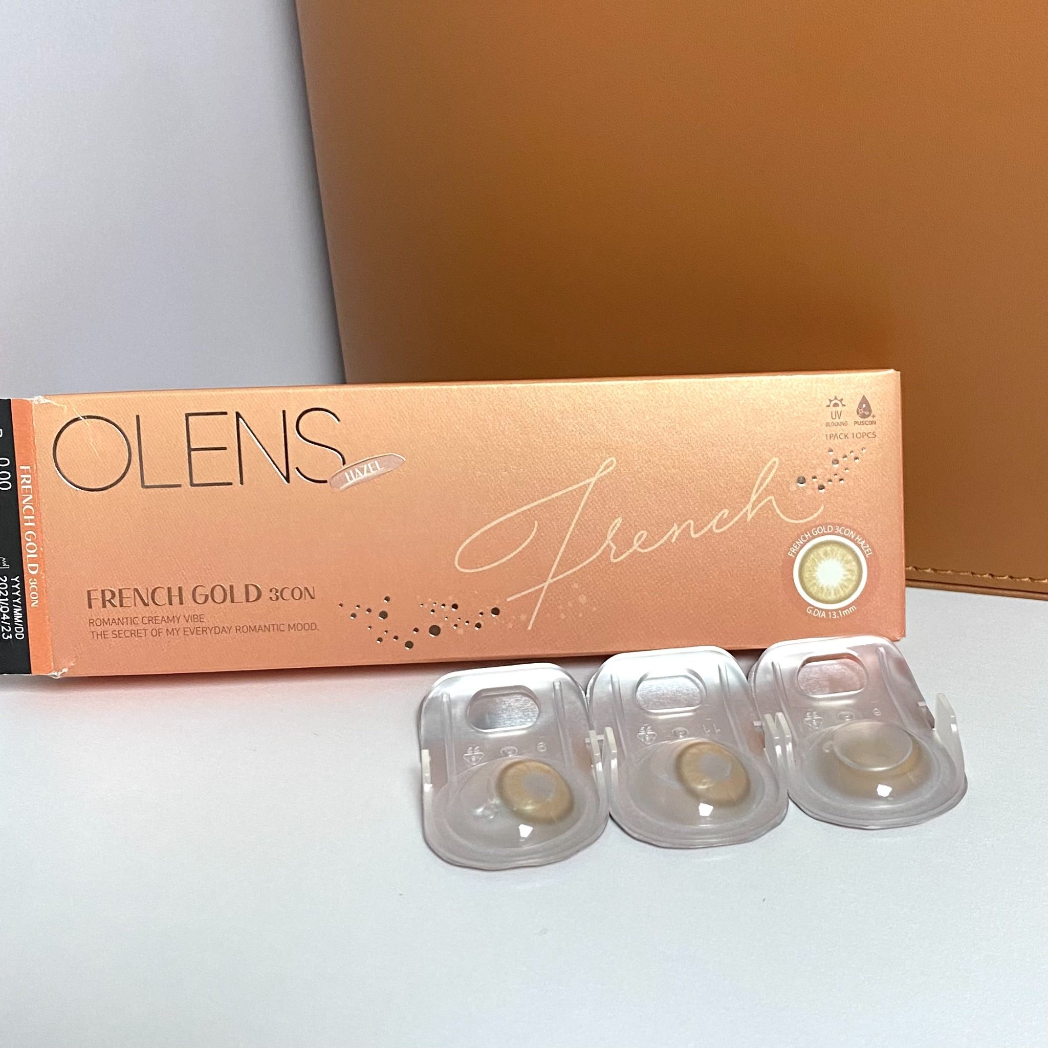 French Gold 3con - Lens 1 ngày OLENS KOREA – GEM Contact Lens