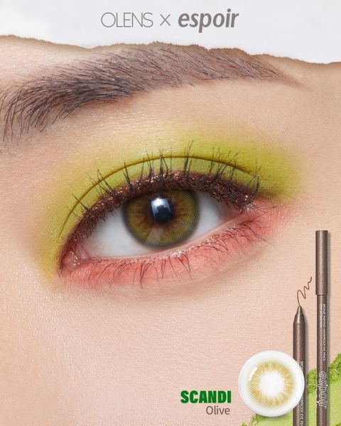 [LENS 1 NGÀY] SCANDI OLIVE - OLENS – GEM Contact Lens