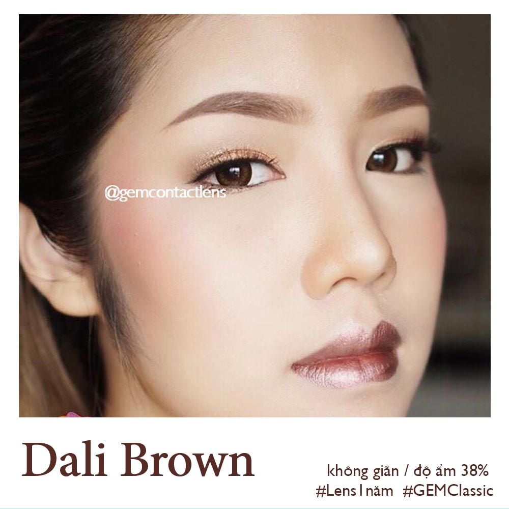 DALI BROWN - HSD 1 NĂM – GEM Contact Lens