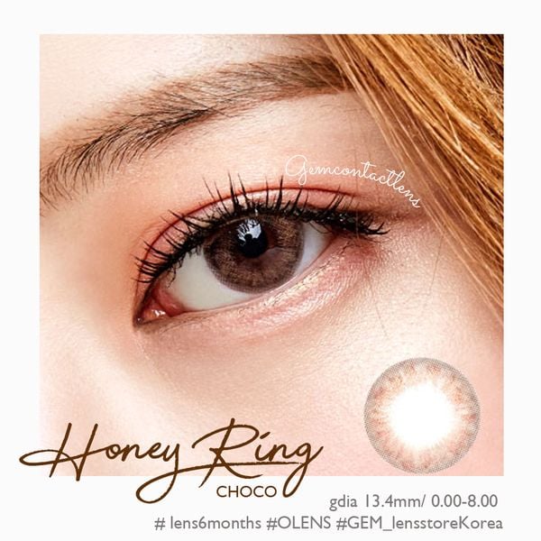 HONEY RING CHOCO - OLENS - HSD 3 - 6 tháng – GEM Contact Lens