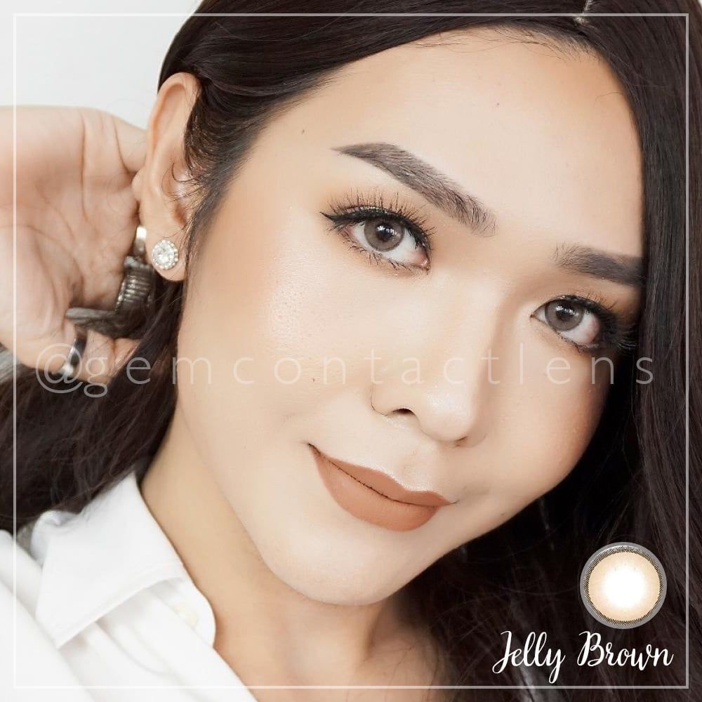 JELLY BROWN - ẨM CAO 55% - HSD 6 THÁNG – GEM Contact Lens