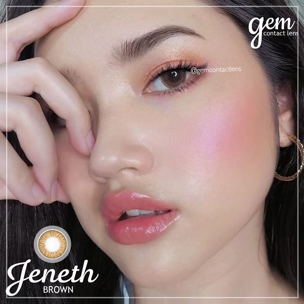 JENETH BROWN - ẨM CAO 55% - HSD 6 THÁNG – GEM Contact Lens