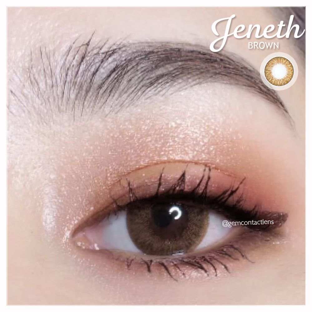 JENETH BROWN - ẨM CAO 55% - HSD 6 THÁNG – GEM Contact Lens