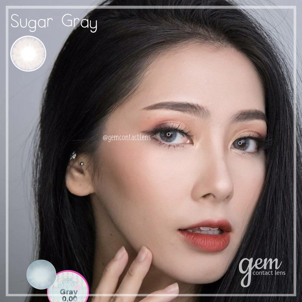SUGAR GRAY - ẨM CAO 55% - HSD 6 THÁNG – GEM Contact Lens