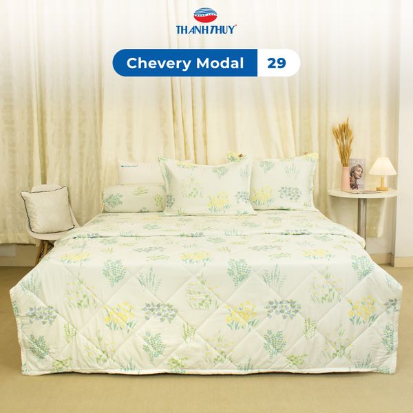 Bộ Ga Bọc Lụa Chevery Modal 29 – Chăn Ra Thanh Thủy