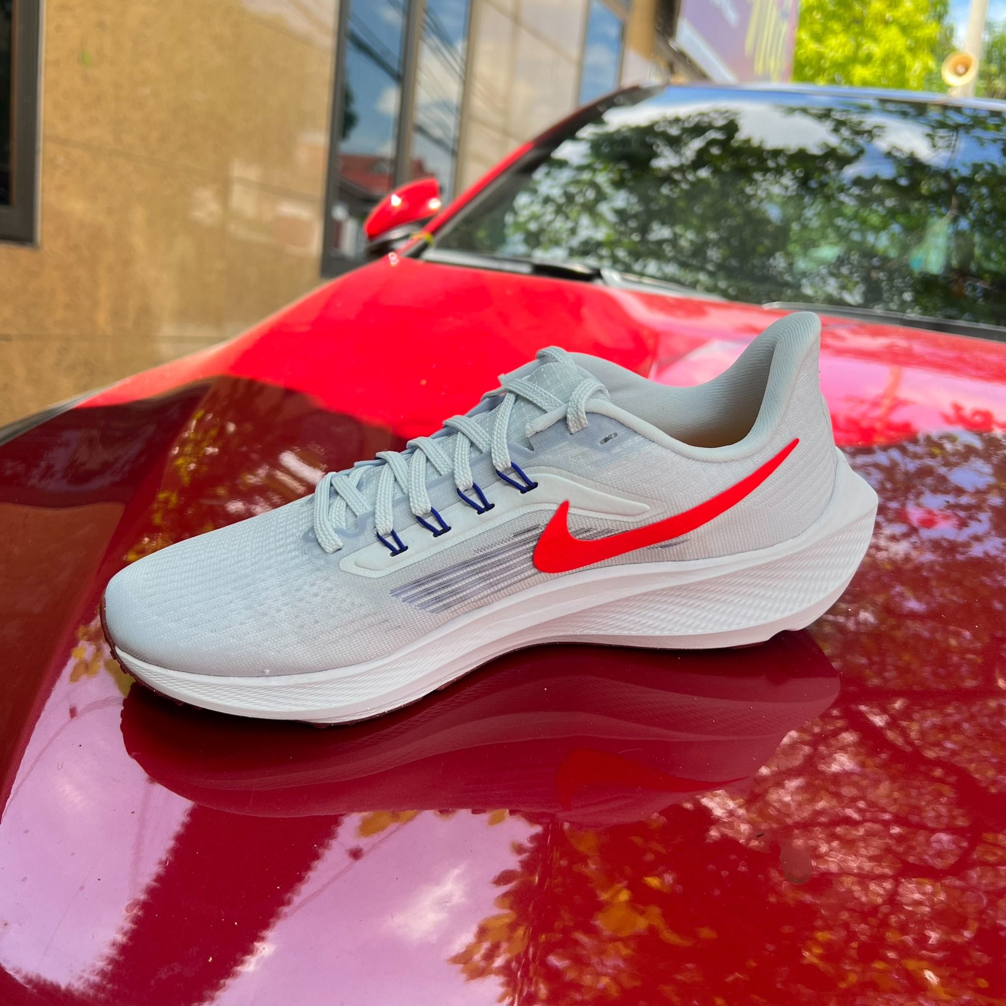 Giày Nike Air Zoom Pegasus 39 - DH4071-007 - Trắng Xám / Đỏ – TSTORE