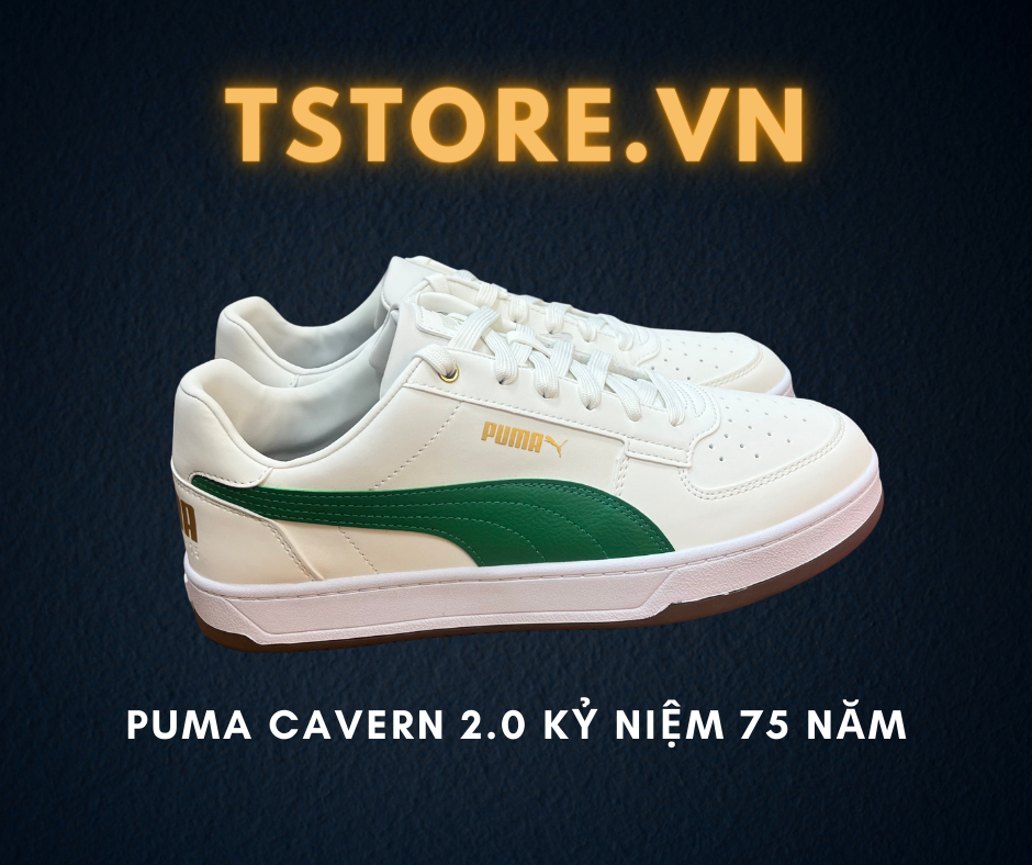 Giày Puma Cavern 2.0 kỷ Niệm 75 Năm - 394666-02 - Trắng / Xanh – TSTORE