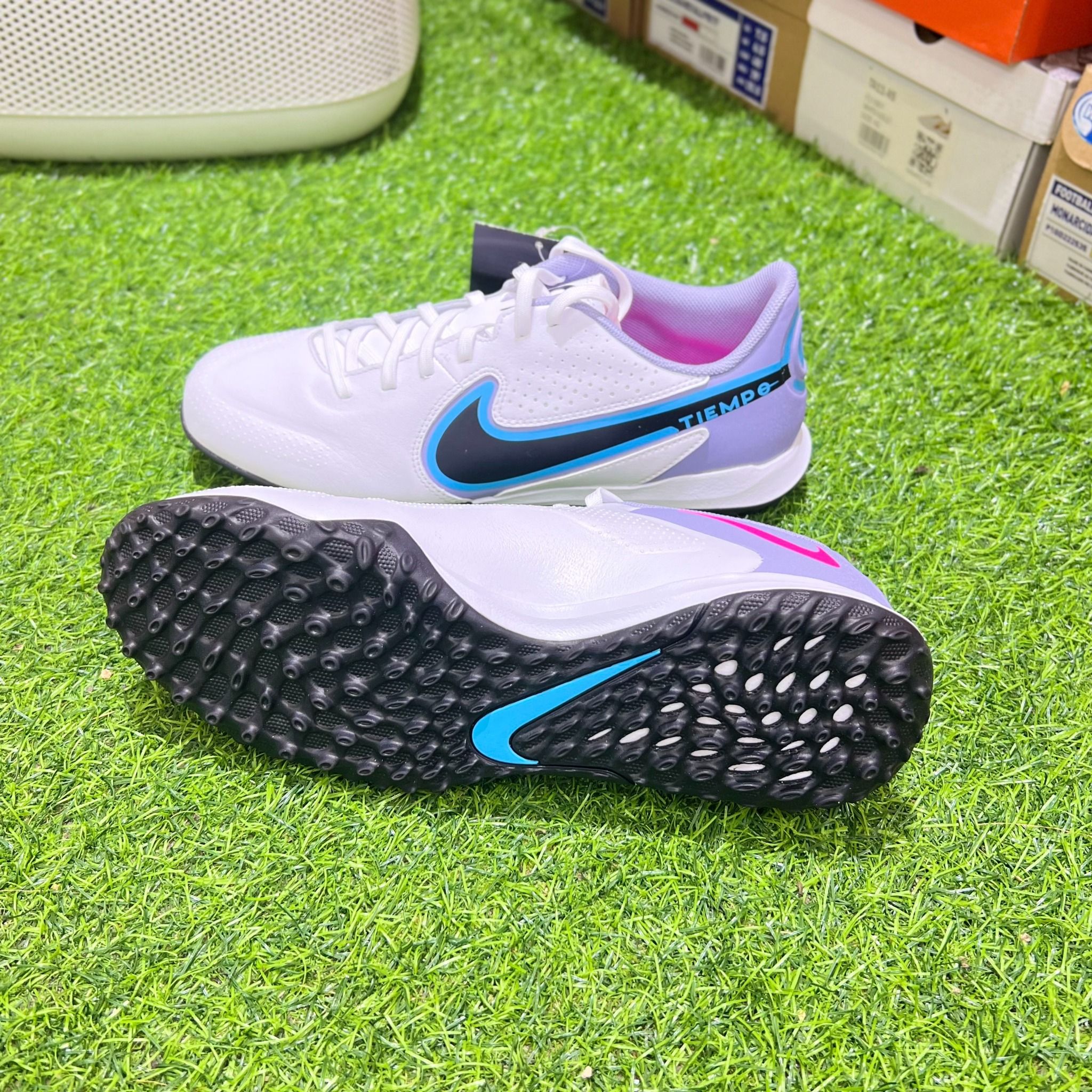 Nike Tiempo 9 Legend Academy TF "BLAST PACK" - DA1191-146 - Trắng / Xa ...