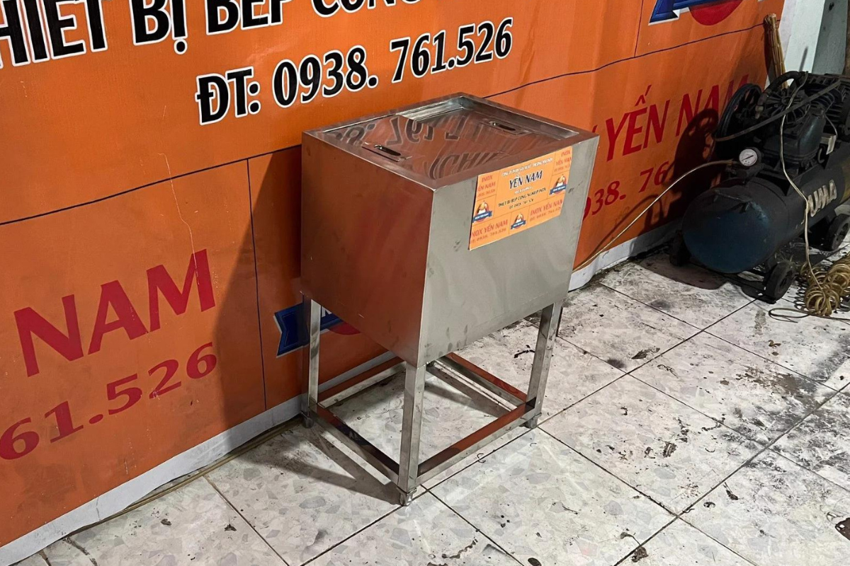 Thùng Đá Inox Có Chân D544 – Inoxyennam.com