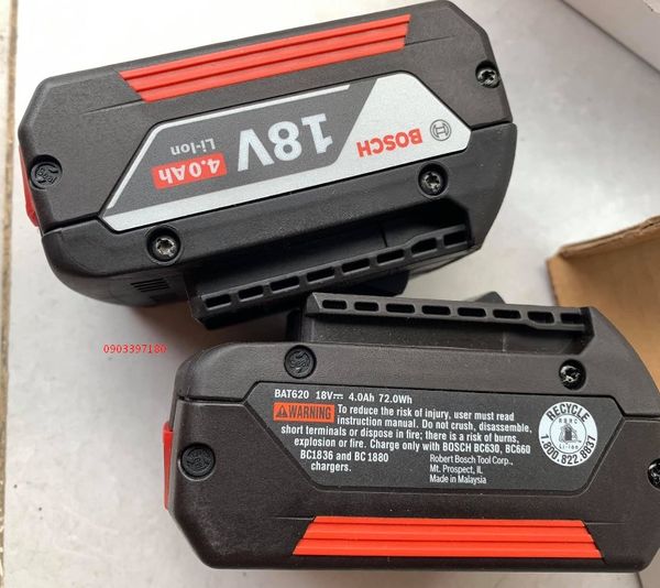 PIN BOSCH 18V 4AH – Máy Khoan Pin Tùng Power Tool