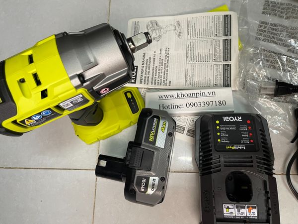 Máy siết bu lông Ryobi P262 – Máy Khoan Pin Tùng Power Tool