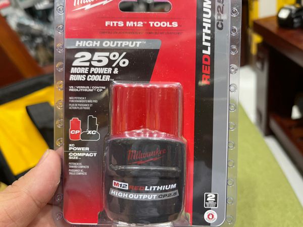 Pin Milwaukee M12 2.5Ah – Máy Khoan Pin Tùng Power Tool