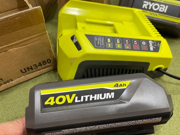 Pin Sạc Ryobi 40V 4Ah new – Máy Khoan Pin Tùng Power Tool