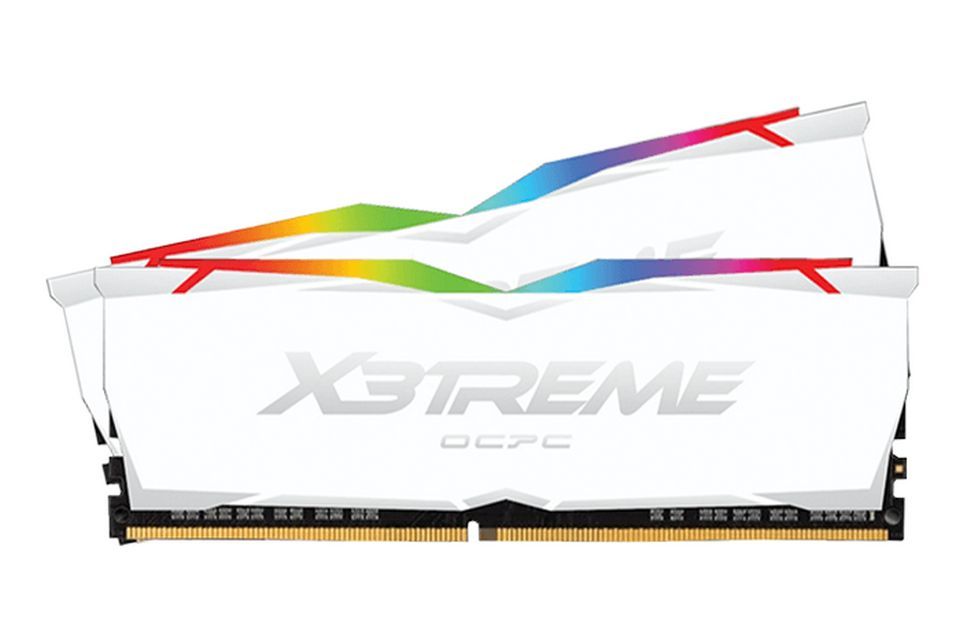 RAM OCPC X3TREME RGB AURA 16GB (2x8GB) Bus 3200 C16 DDR4 White– S-A TECH