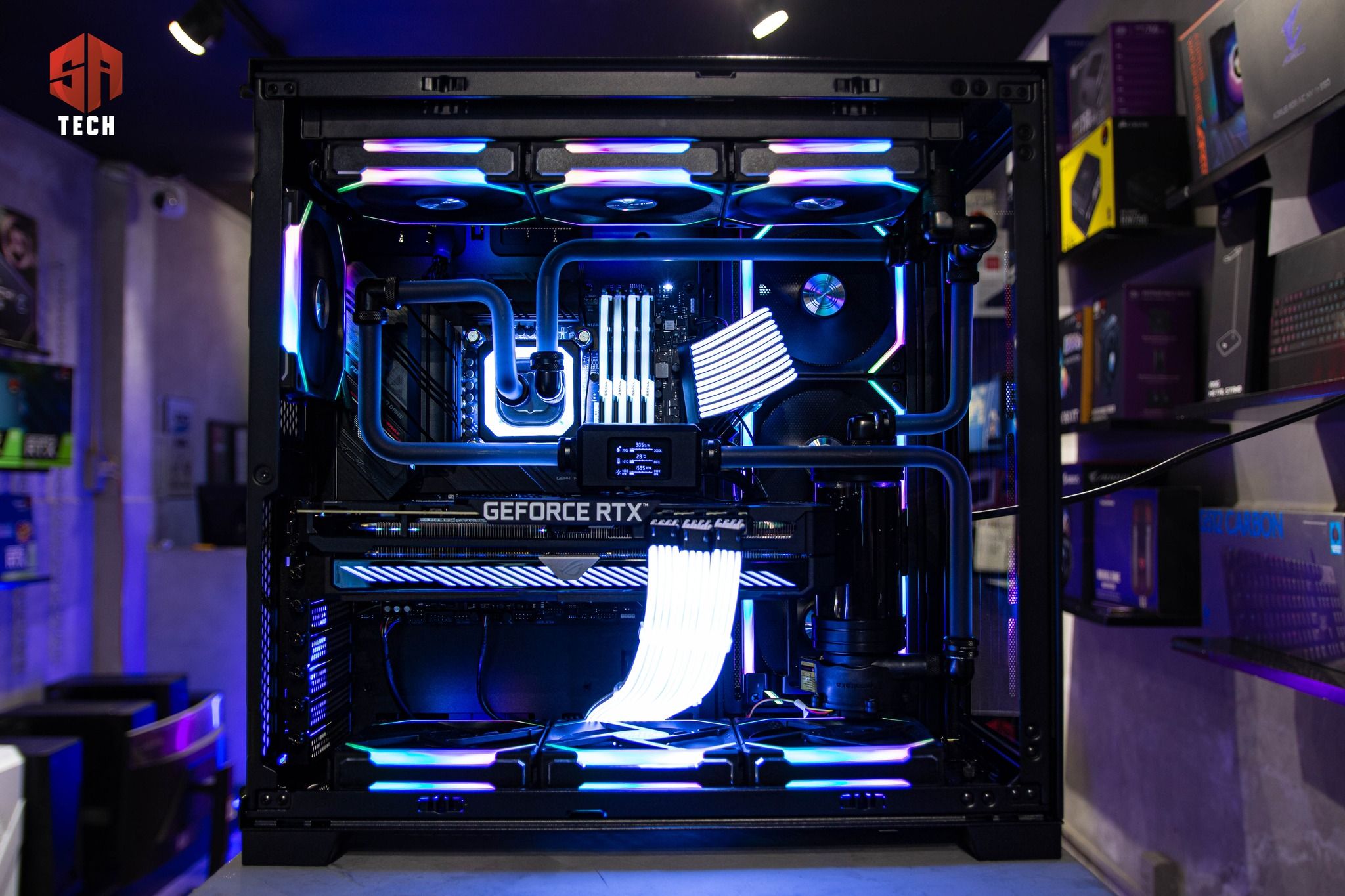 Tản nhiệt nước Custom cho Case LIAN-LI O11 Dynamic Evo– S-A TECH