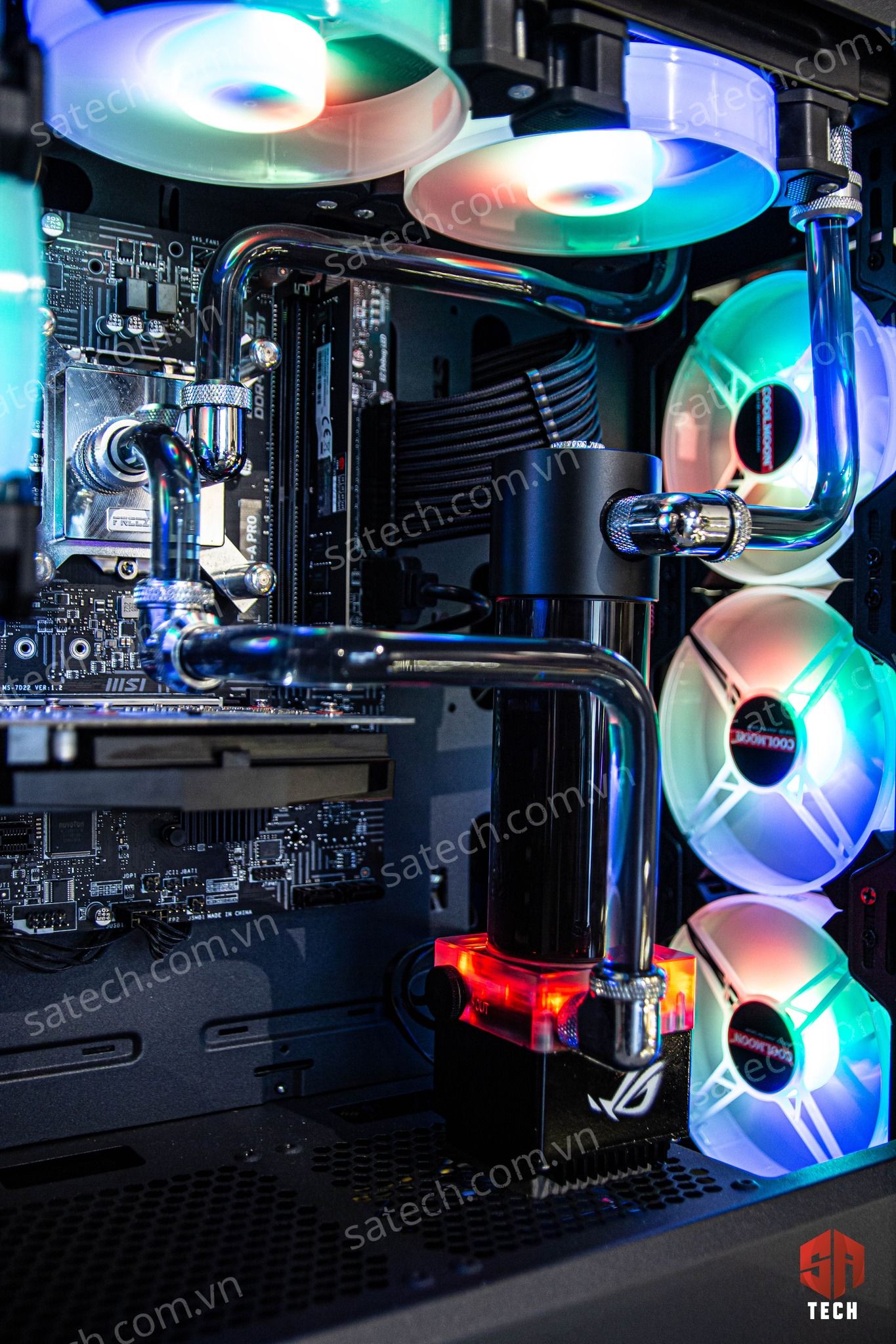 Tản nhiệt nước Custom cho case Mix-Tower (Lite)– S-A TECH