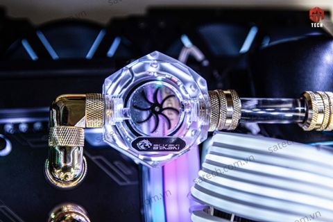 Tản nhiệt nước Custom cho case AZZA CSAZ-804 PYRAMID– S-A TECH