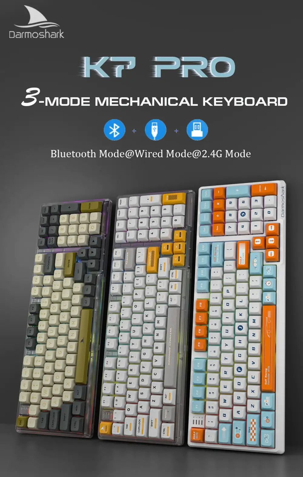 Bàn Phím Cơ Darmoshark K7-Pro– S-A TECH