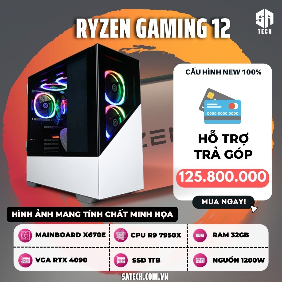 PC Ryzen Gaming 12– S-A TECH