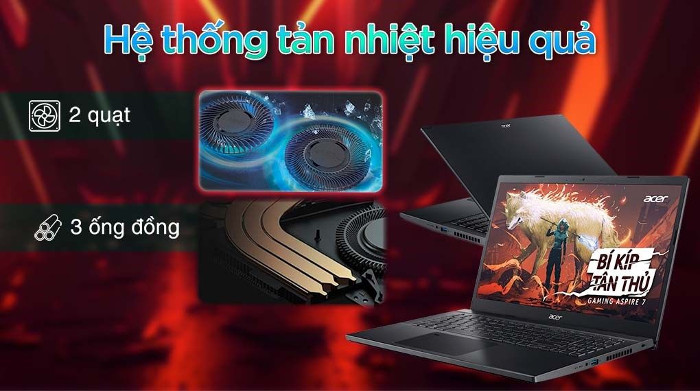 Laptop Acer Gaming Aspire 7 A715 76G 59MW– S-A TECH