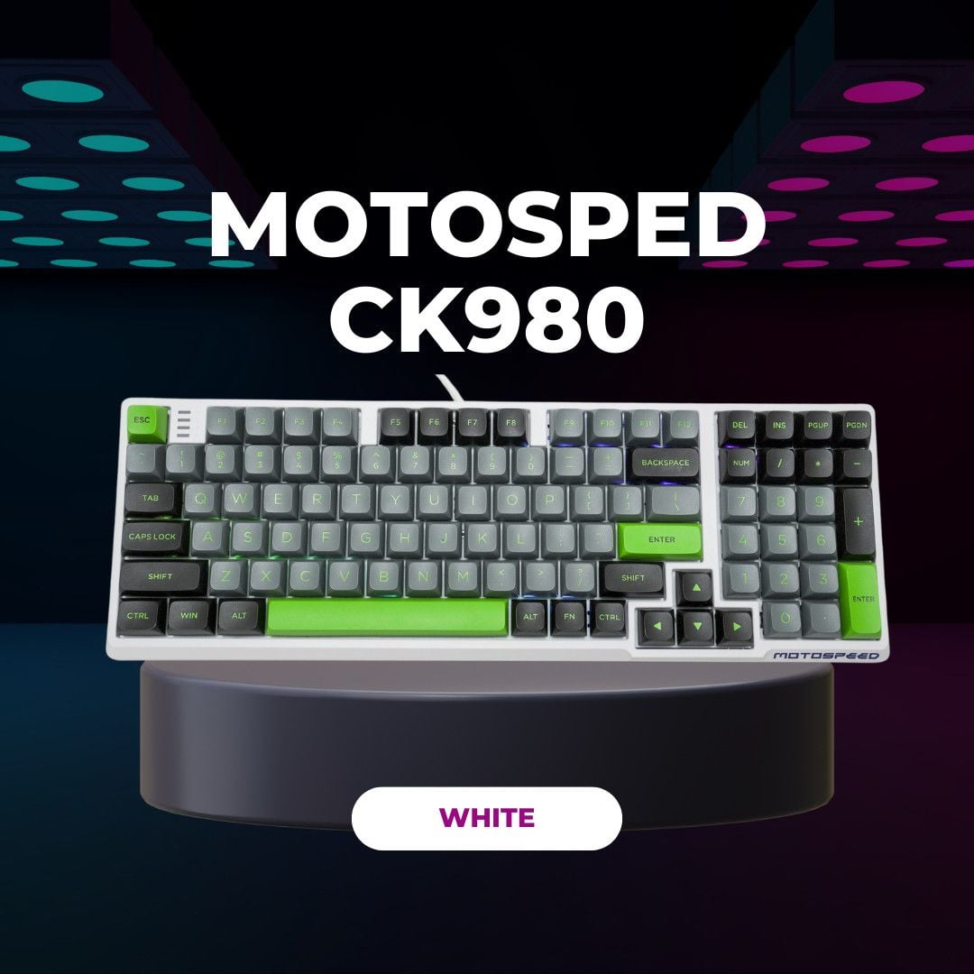 Bàn Phím Motospeed CK980 RGB Gaming– S-A TECH