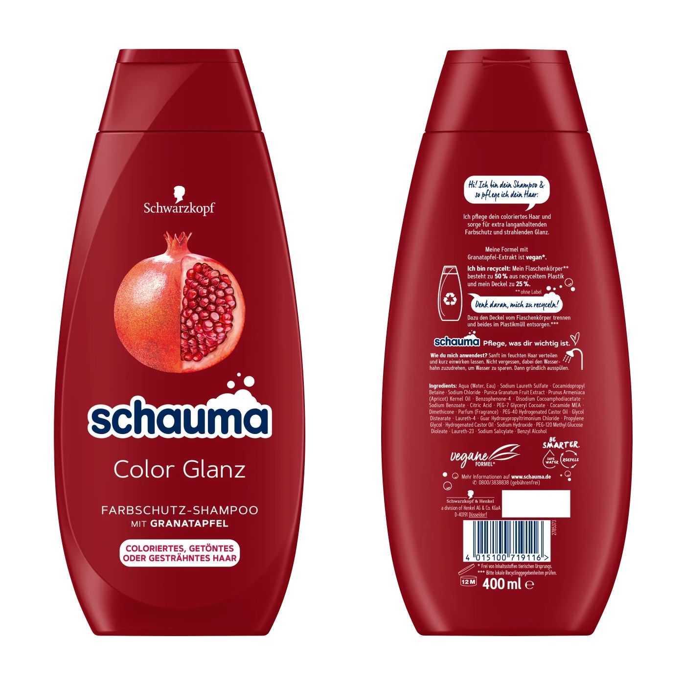 Dầu gội Schauma Color Glanz – Siêu thị hàng Châu Âu - Đức - Mỹ