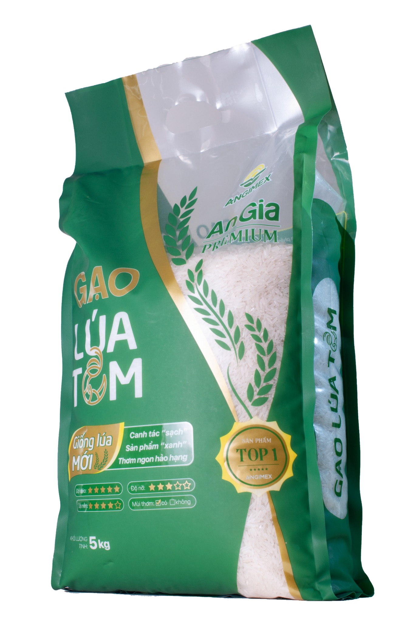 Combo 10kg (1 túi Vebo ST25 hữu cơ, 1 túi Lúa Tôm hữu cơ) thực nhận 10 ...