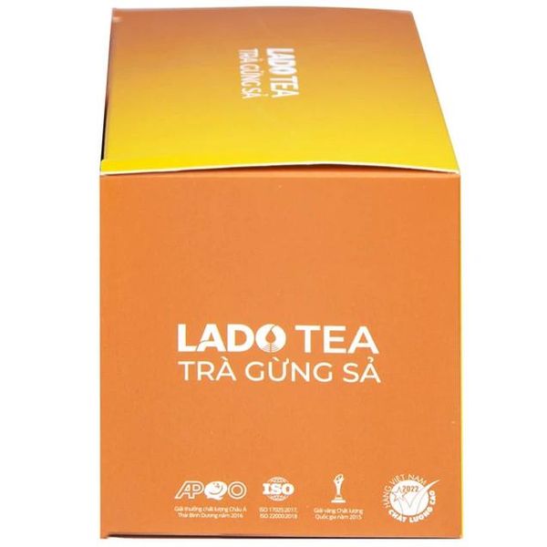 COMBO 2 Trà Gừng Sả Lado Tea Ladophar Hộp 20 Túi Lọc – APGECO