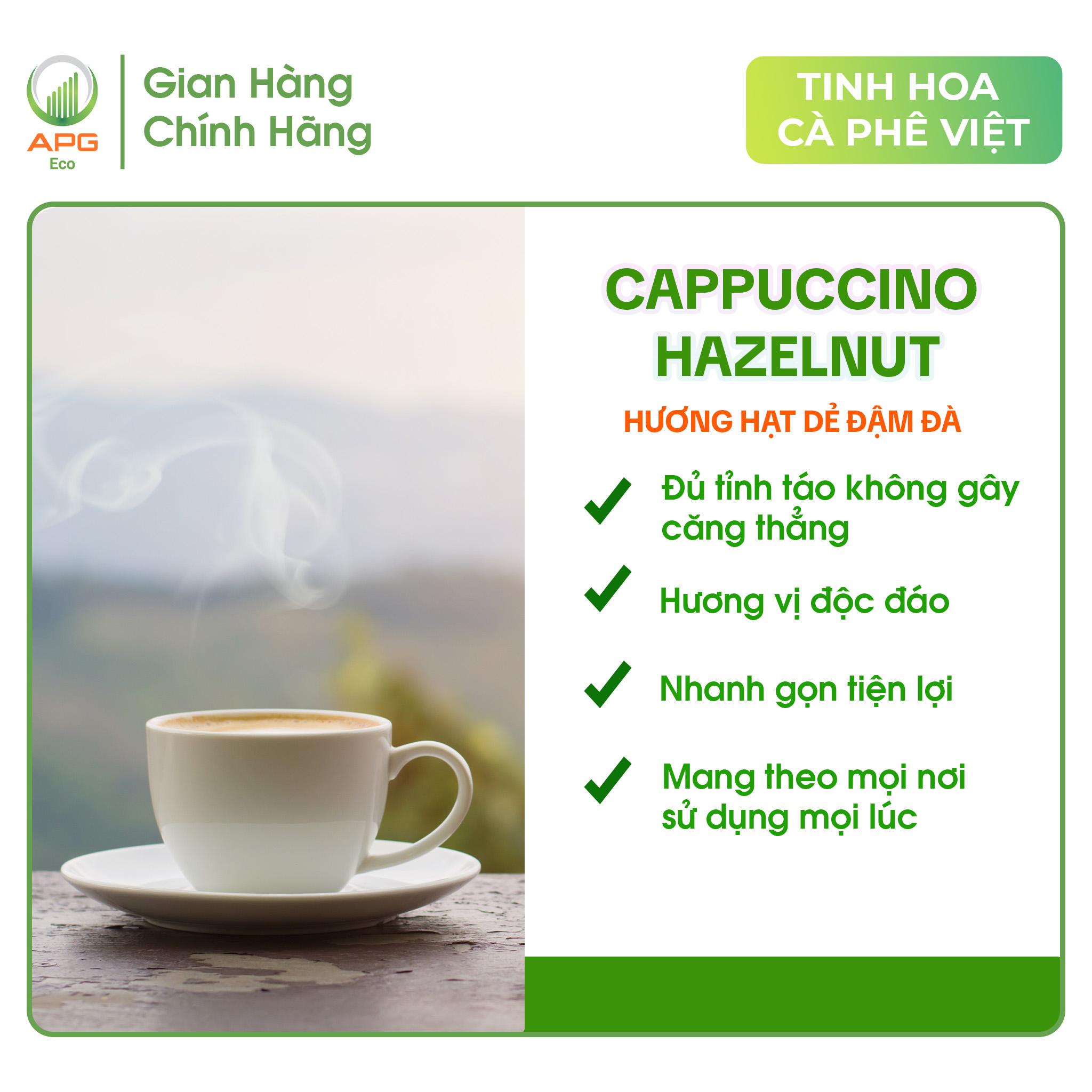 Combo 2 Hộp Cà Phê Hòa Tan ADORÉ 1890 Cappuccino Hazelnut Hương Hạt Dẻ ...